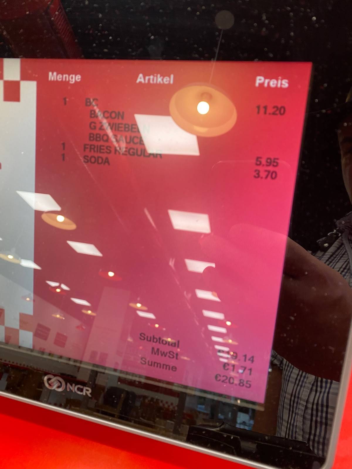 Speisekarte von Five Guys Hamburg Reeperbahn restaurant, Hamburg