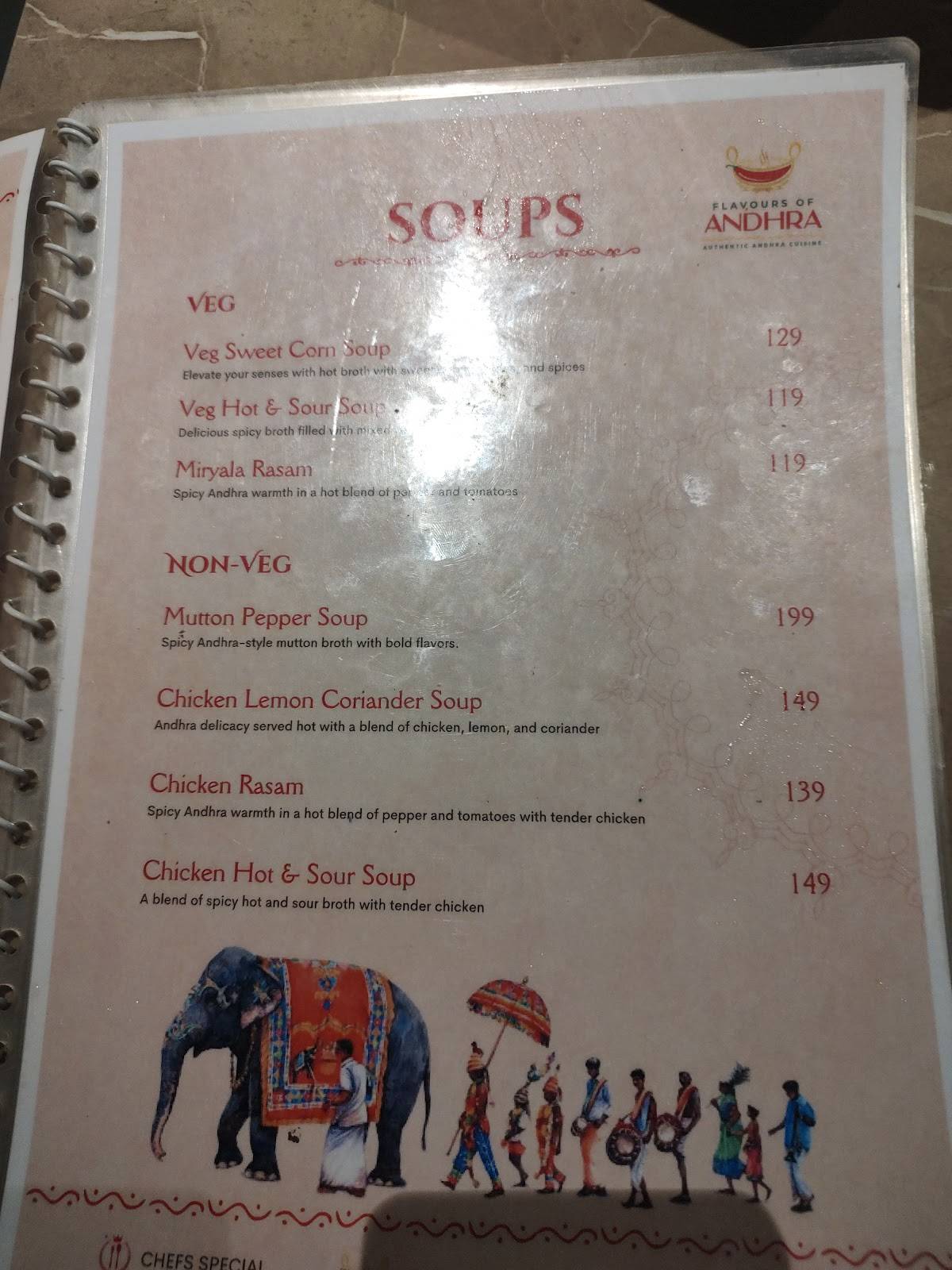 Menu at Flavours of Andhra, Pune, S.no 152 3/1/C