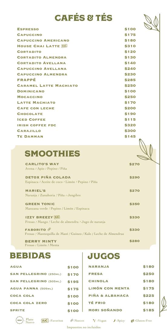 Carta de Flor de Café, Santo Domingo, Rafael Sancio 5