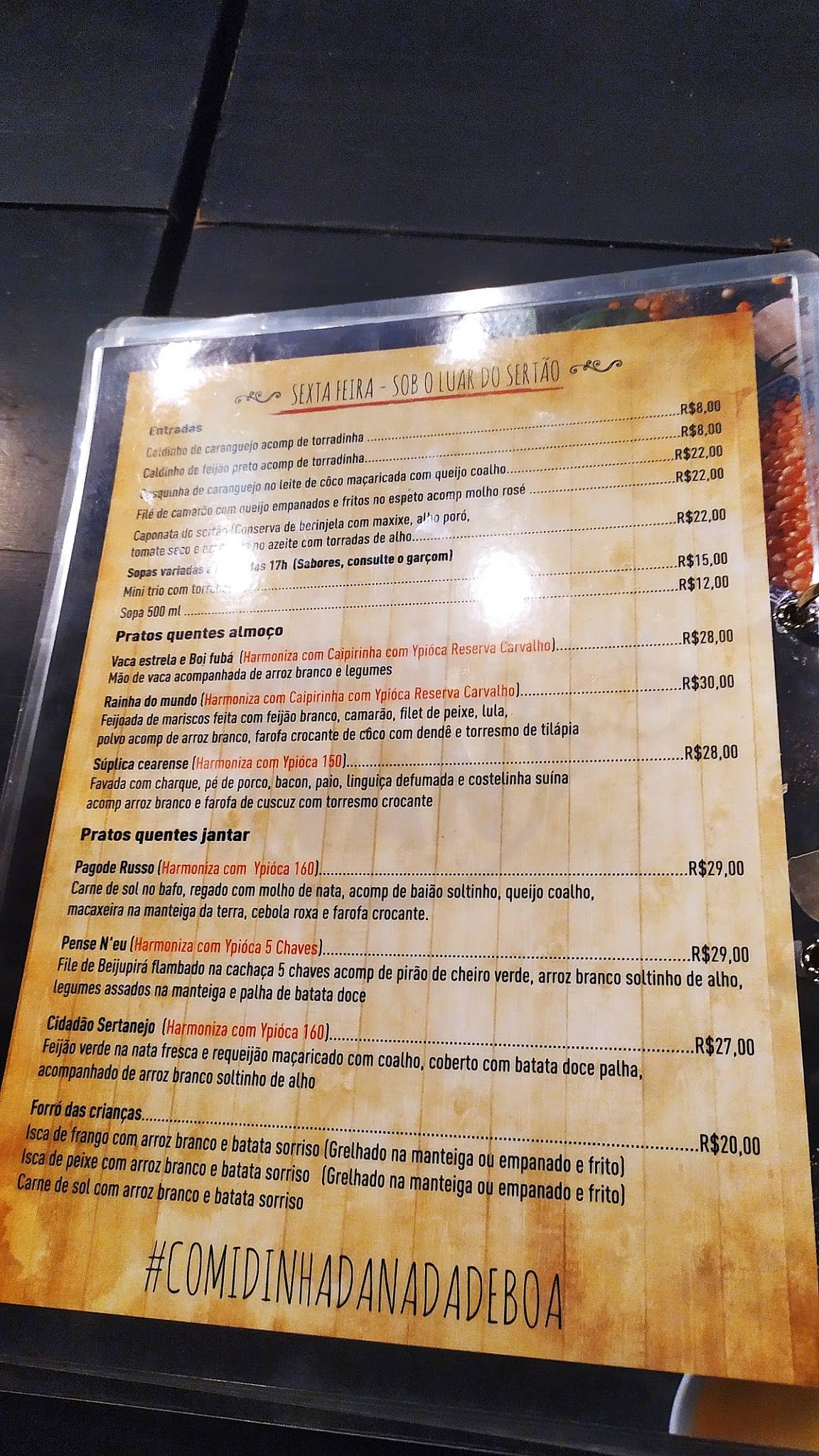 Menu em Culinária da Van - Aldeota restaurante, Fortaleza, Av. Barão de ...