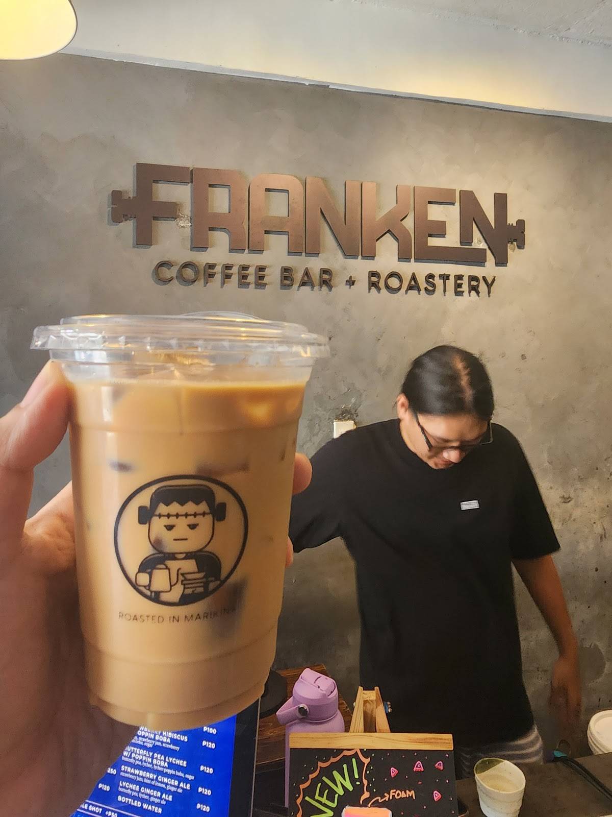 Menu at Franken Coffee Bar + Roastery, Marikina