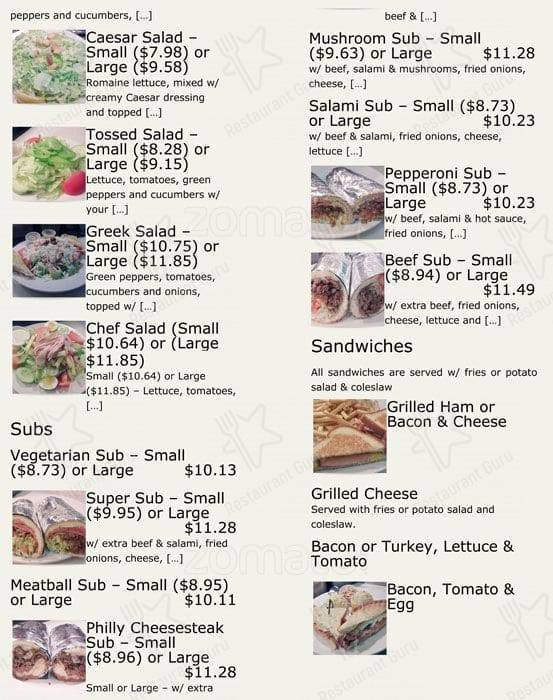 Menu at Fresgo Inn Restaurant(Best Price on Website!), Surrey