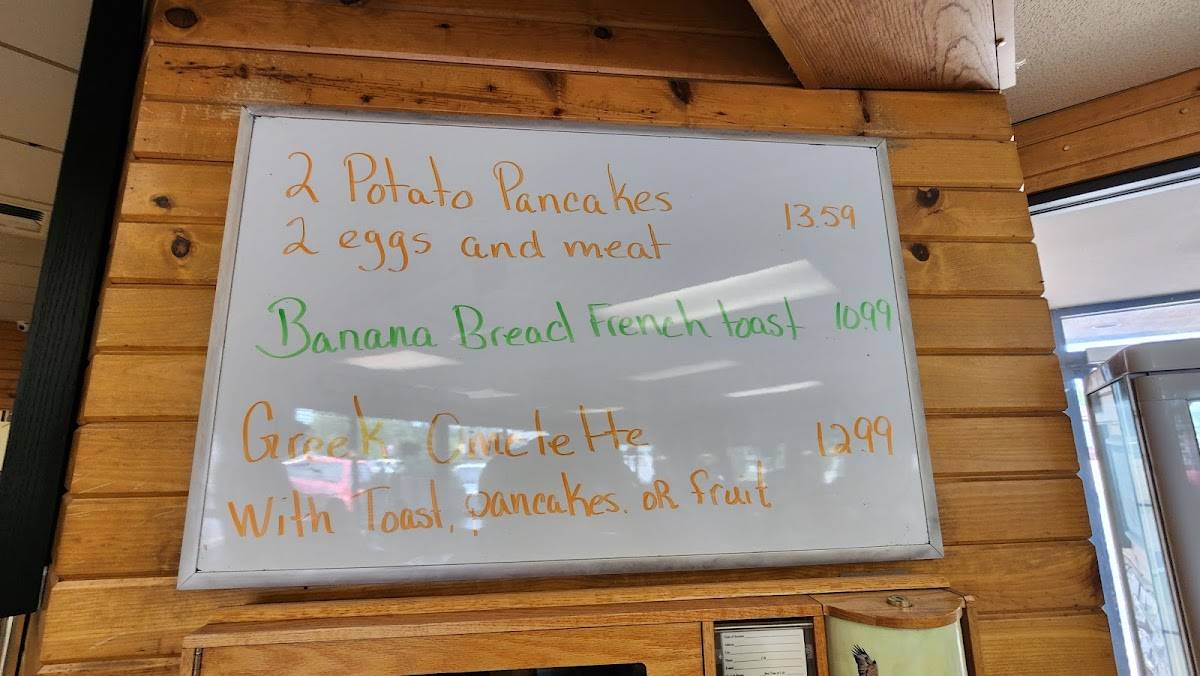 Menu at Friendship House Family Restaurant, Eagle River