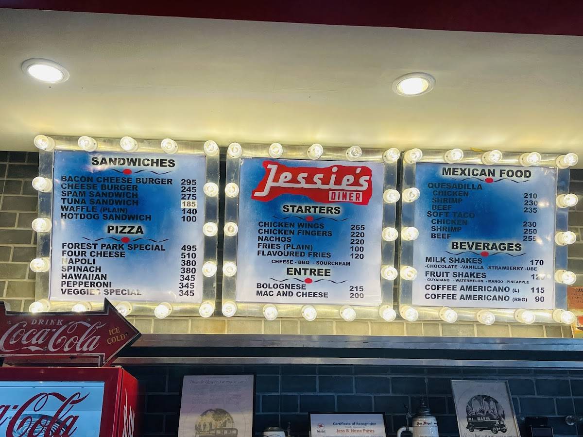 Menu at Full Tank Diner restaurant, Cagayan de Oro