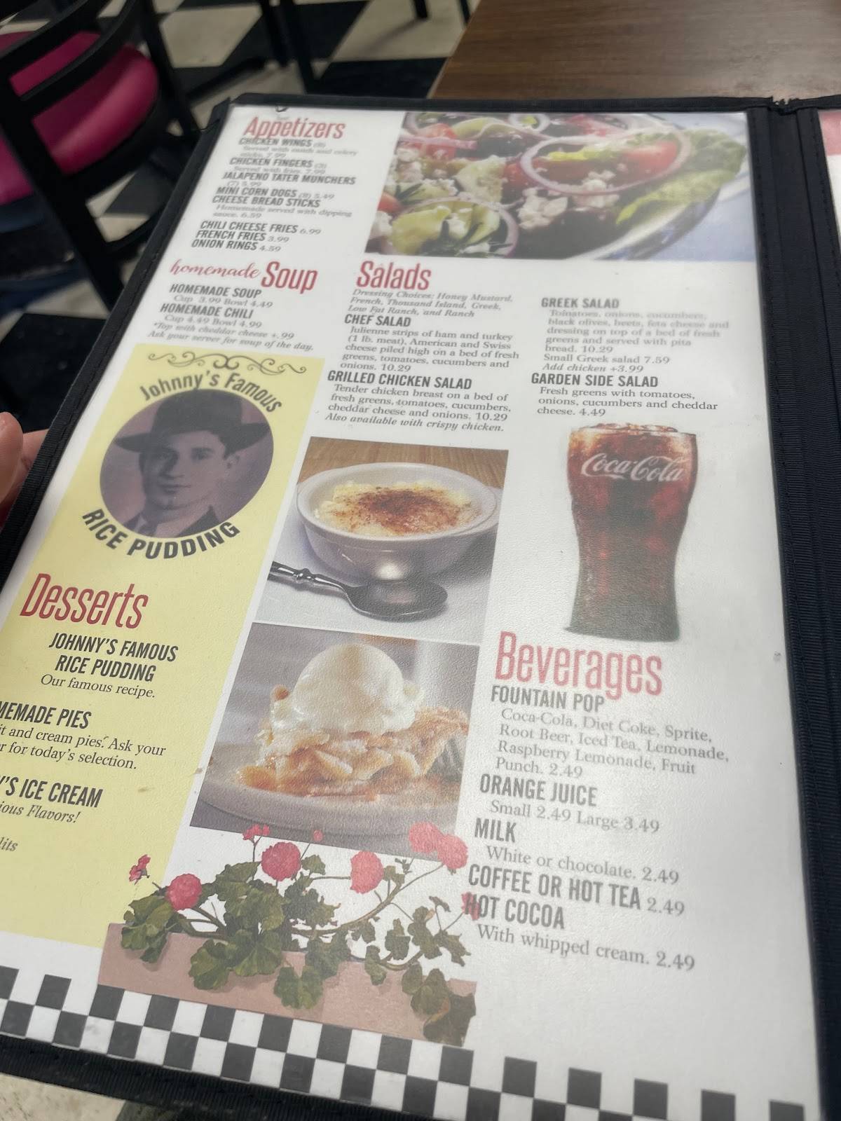 Menu at Fuzzy's Restaurant, Saginaw