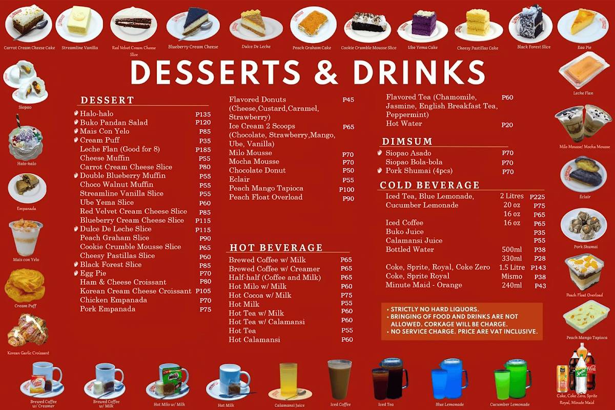 Menu at GOODTASTE RESTAURANT, Baguio, Otek St
