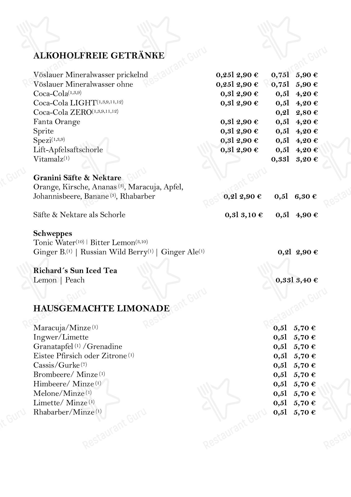 Speisekarte von Gartenlaube Marburg restaurant, Marburg, Steinweg 38