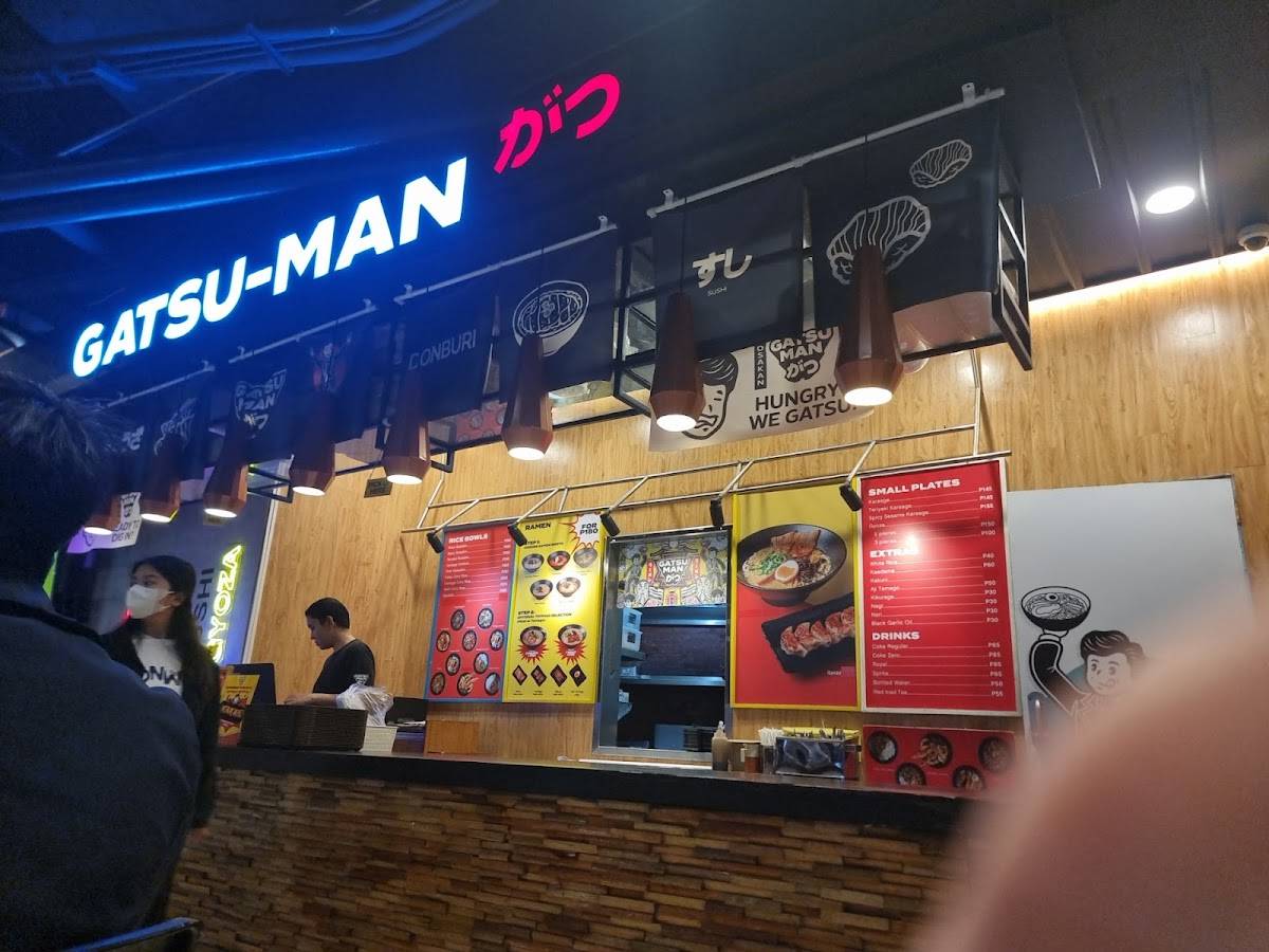 Menu at Gatsu-man restaurant, Taguig