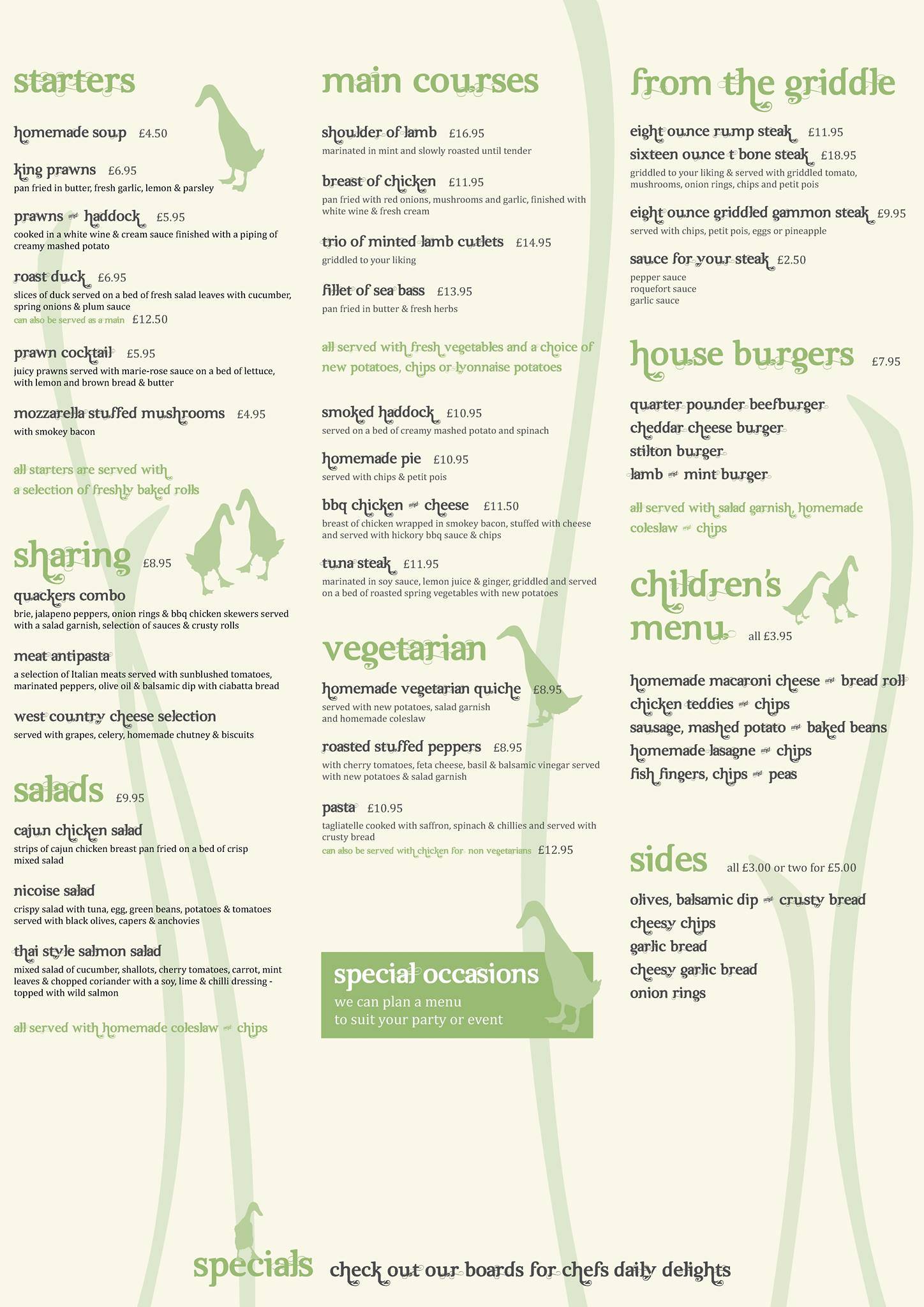 Menu at George & Dragon pub & bar, Combe Martin