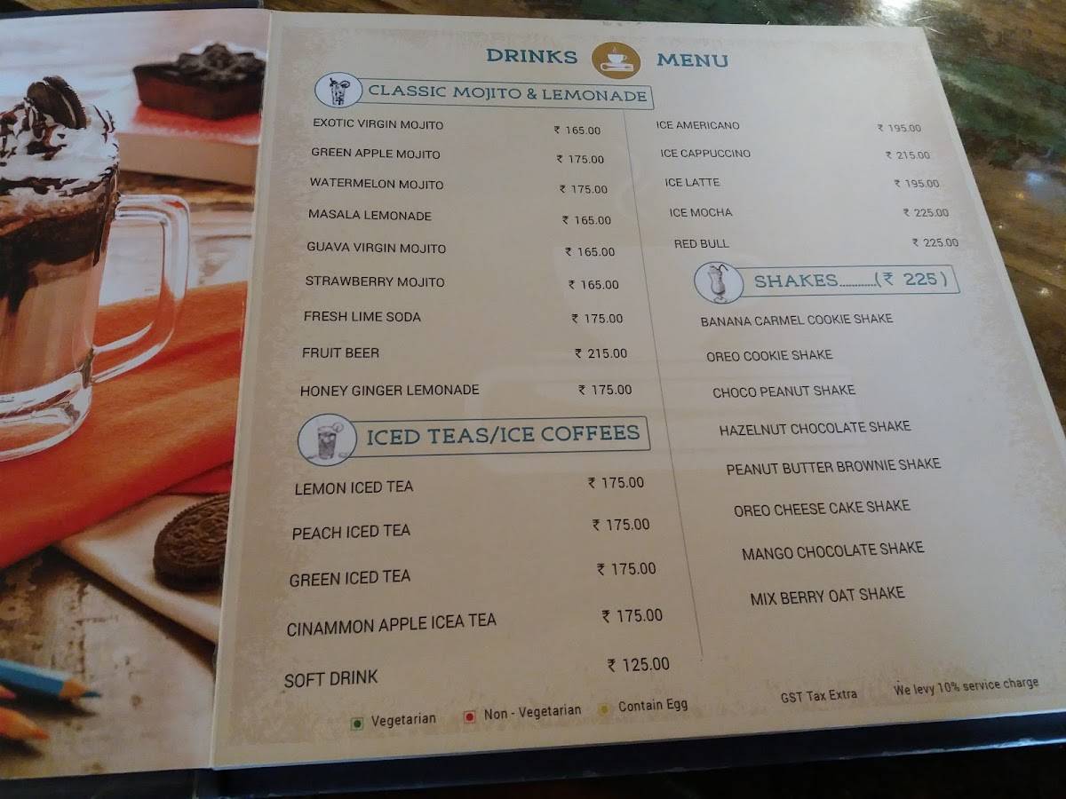 Menu at The Reader's Cafe, Ghaziabad, B-208-212