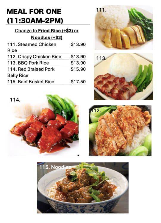 Menu at Golden Barbeque House, Huntingdale