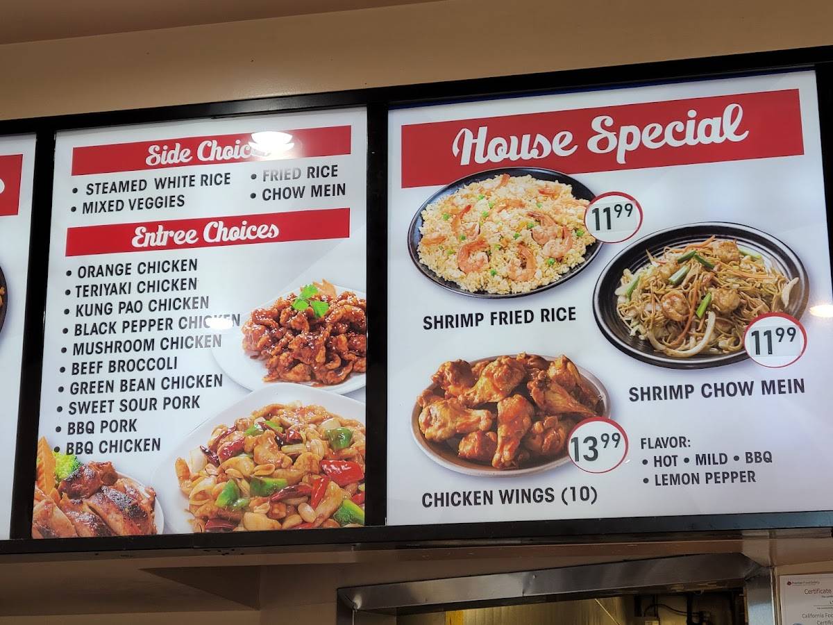Menu at Golden Chopstix restaurant, Apple Valley, Bear Valley Rd