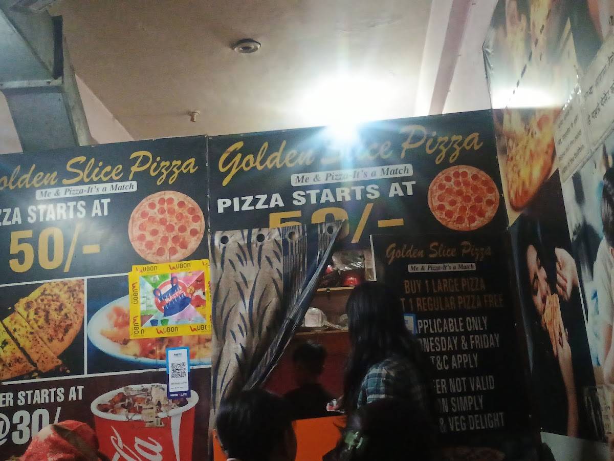 Menu at Golden Slice Pizza, Gijhore, Noida