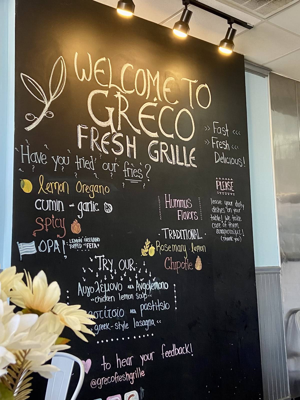 Carta del restaurante Greco Fresh Grille - Steele Creek, Charlotte, S ...
