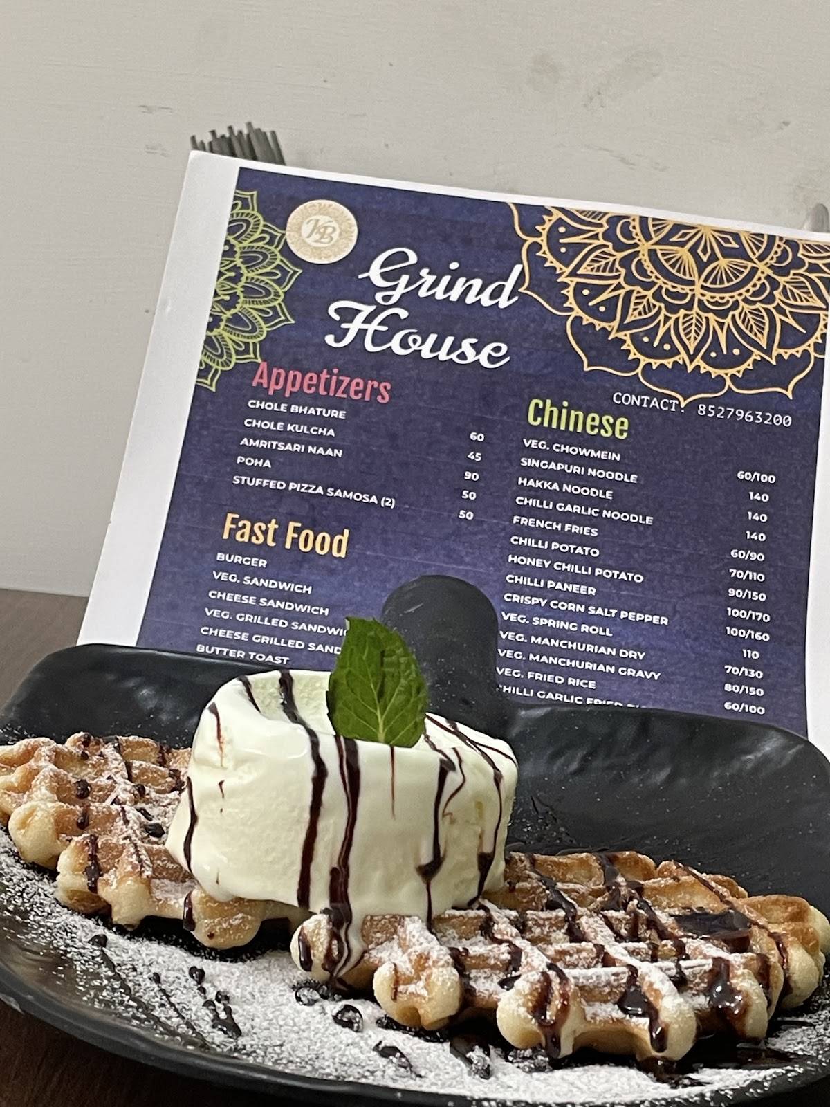 Menu at Grind House, Gurugram