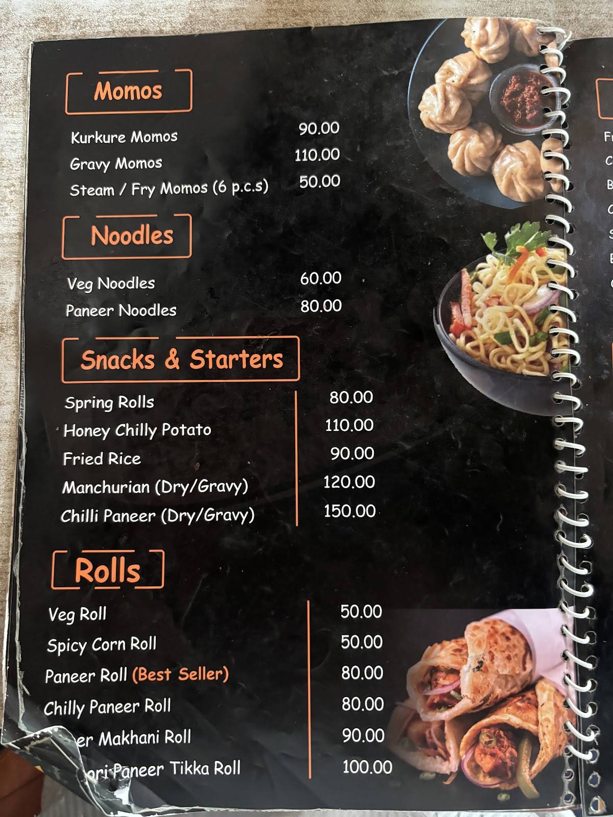 Menu at HUNGRY CAFE, Haridwar