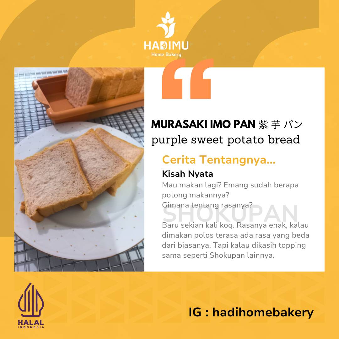 Carta de Hadi Home Bakery, Bandung