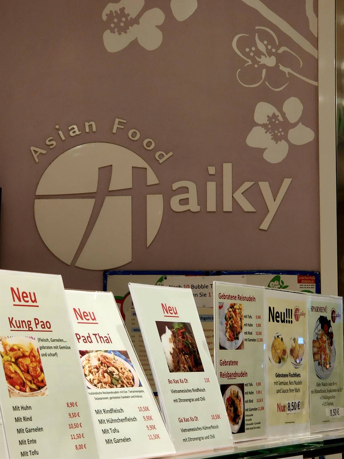 Speisekarte von Haiky restaurant, Neu-Isenburg, Hermesstraße 4