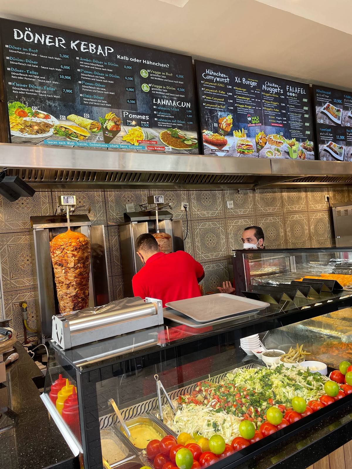 Speisekarte von Haji Baba Kebab House restaurant, Hamburg