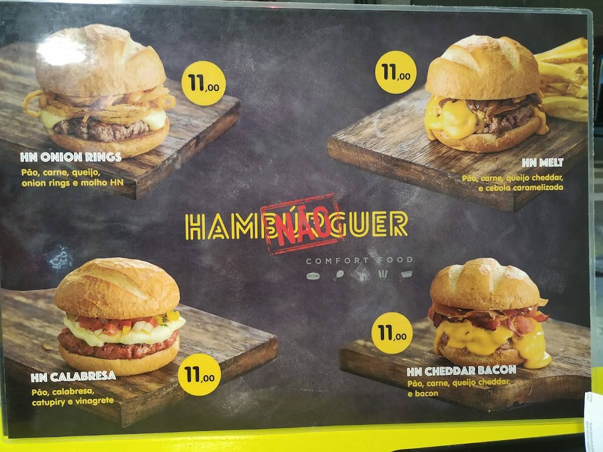 Menu em Hamburguer Não pub & Bar, São Paulo