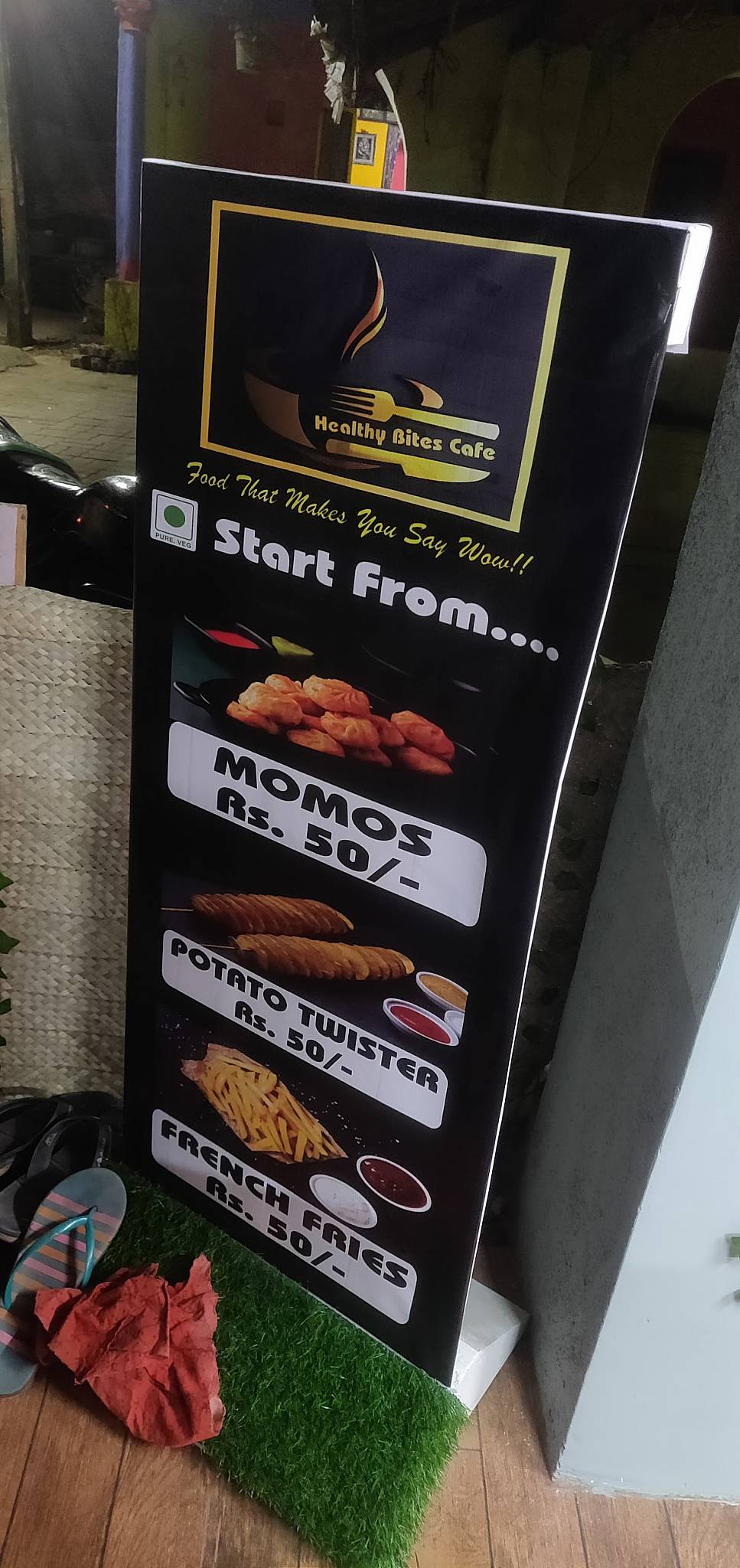 Menu at Healthy Bites cafe, Vapi