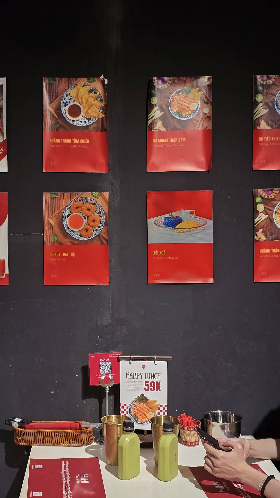 Menu at HiHi TomYum - District 1 DaKao restaurant, Ho Chi Minh City