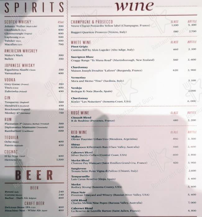 Menu at High Street Cafe, Taguig, 30th Street