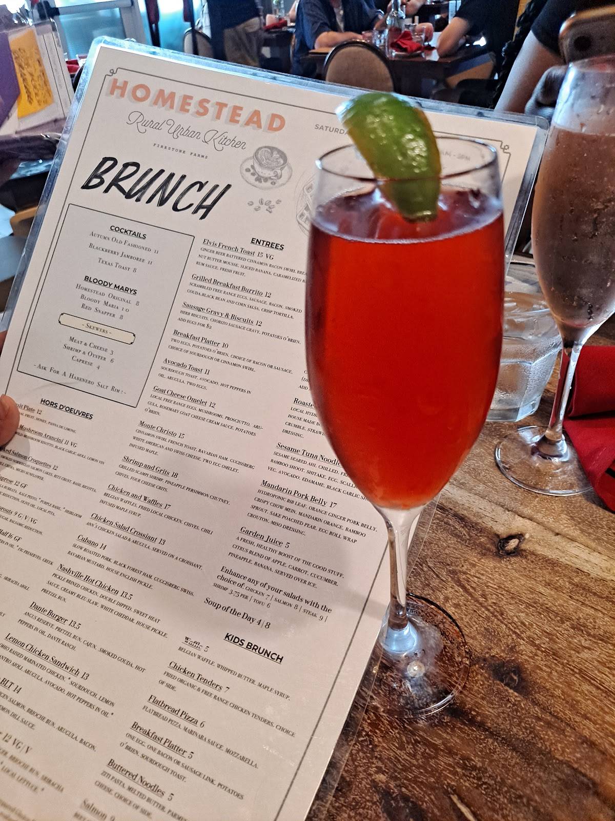 Menu at Homestead Kitchen & Cocktails pub & bar, Columbiana, 163 Town ...