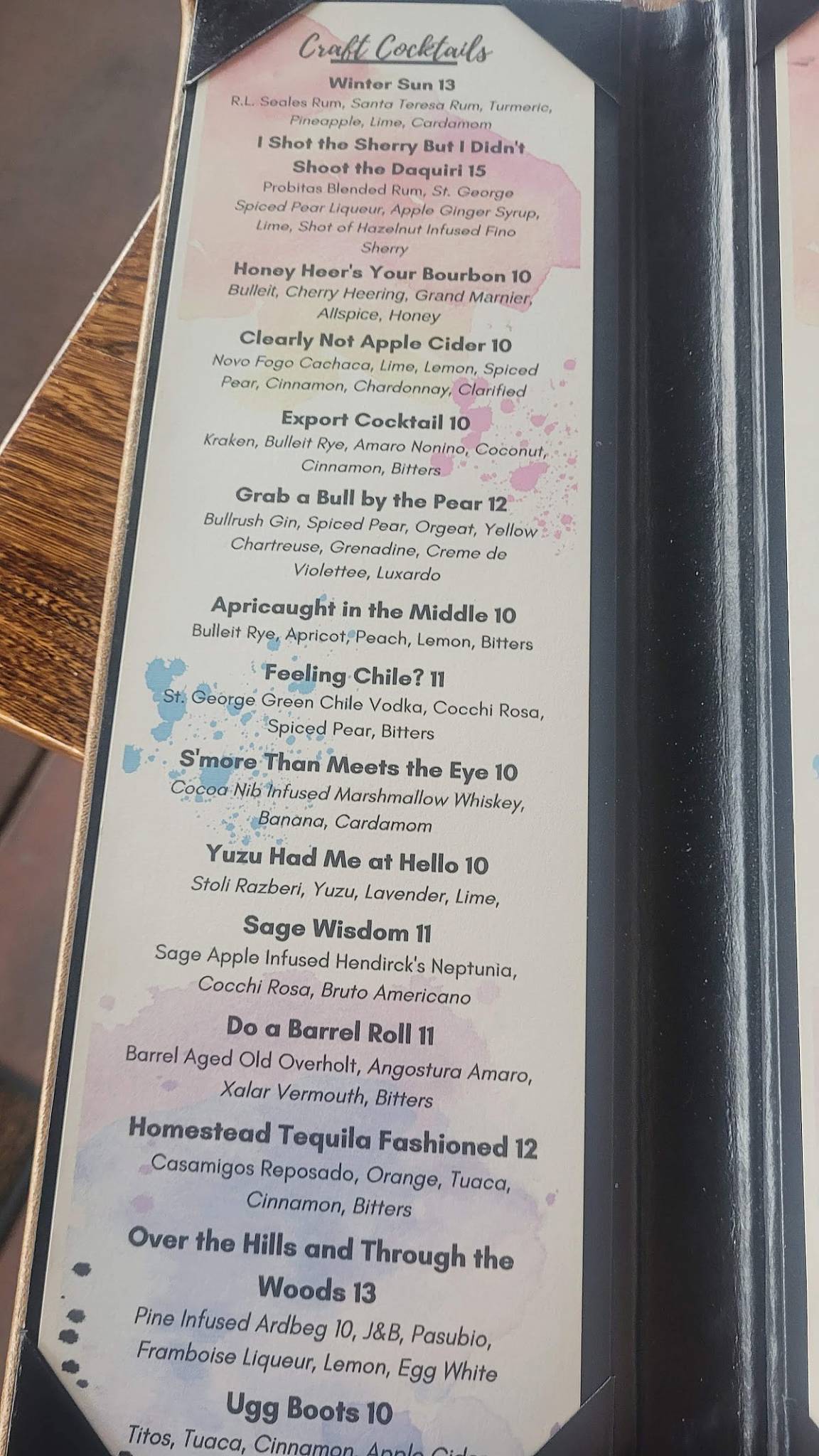 Menu at Homestead Kitchen & Cocktails pub & bar, Columbiana, 163 Town ...
