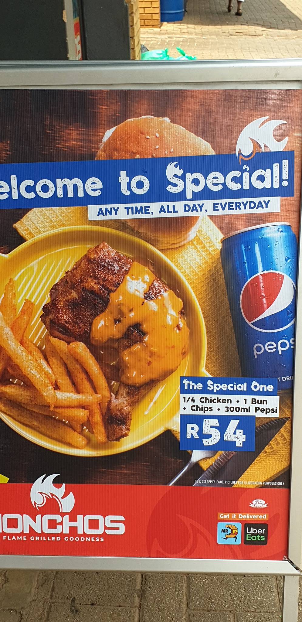 Menu at Honchos Mokopane restaurant, Mokopane