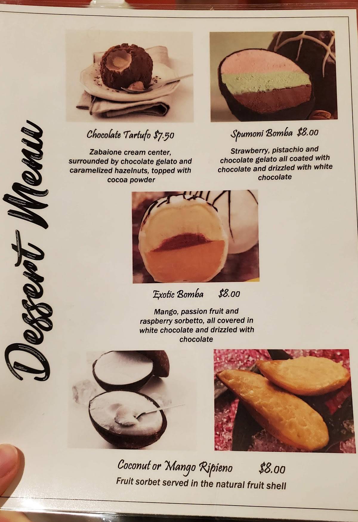 Menu at Hunan Manor restaurant, Columbia