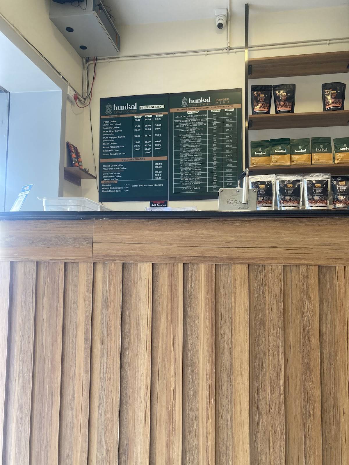 Menu at Hunkal Coffee, Bengaluru, 212