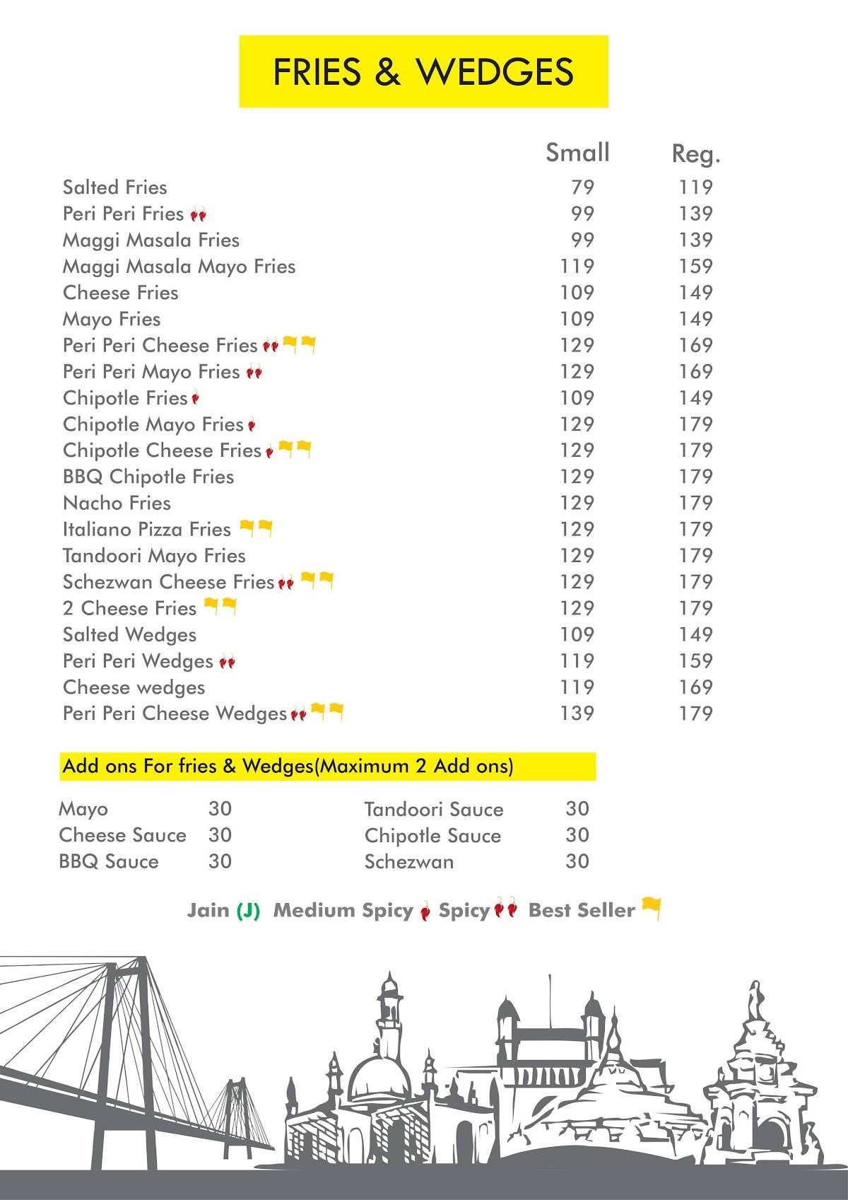 Menu at Food Adda Hyderabad, Hyderabad