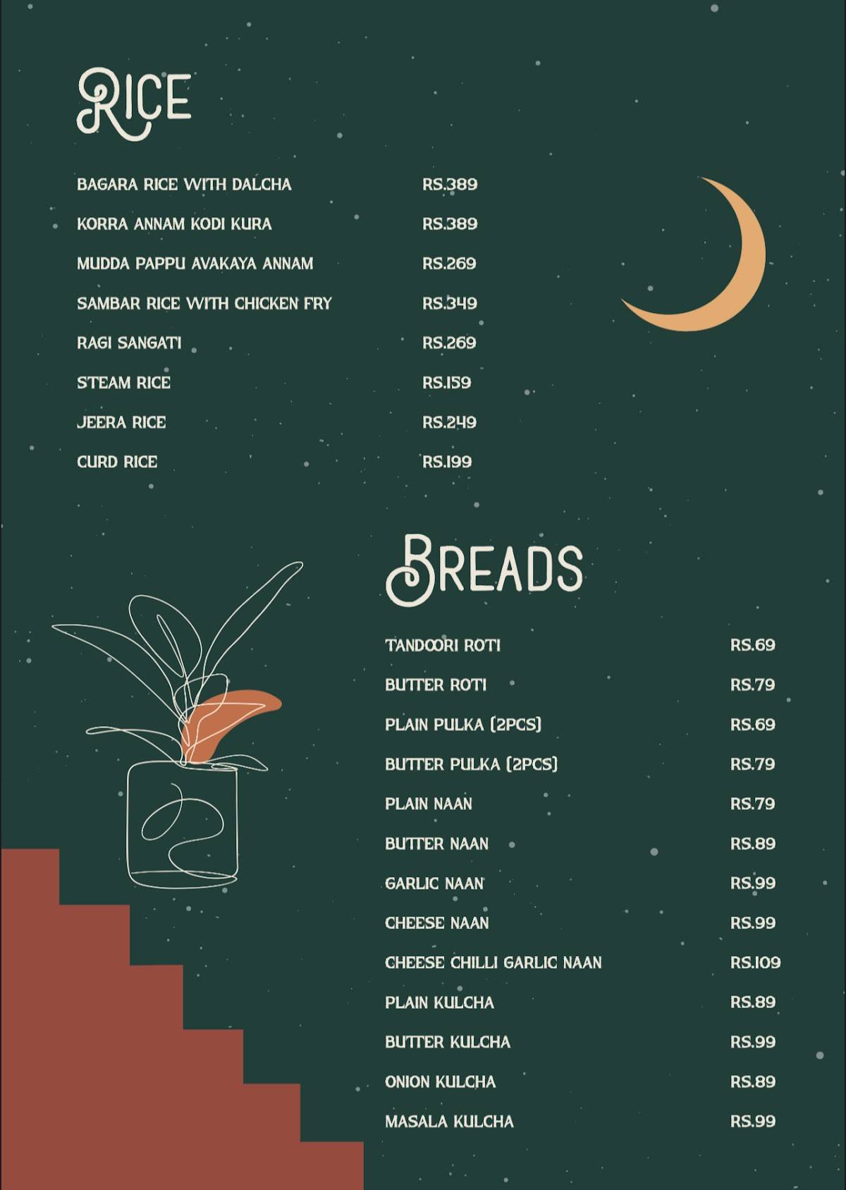 Menu at Nataka Kitchen & Cafe, Hyderabad