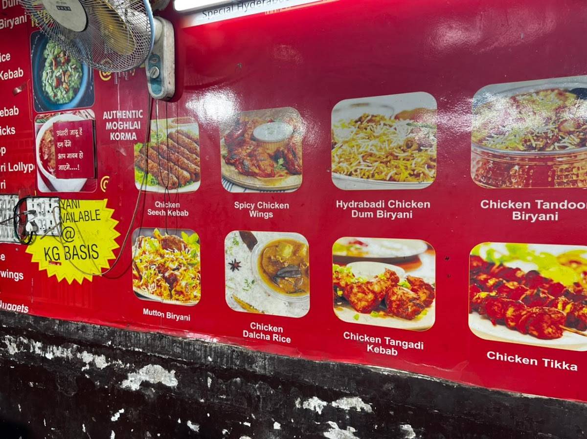Menu at Hyderabadi Biryani Express, Pune, Shop No 1