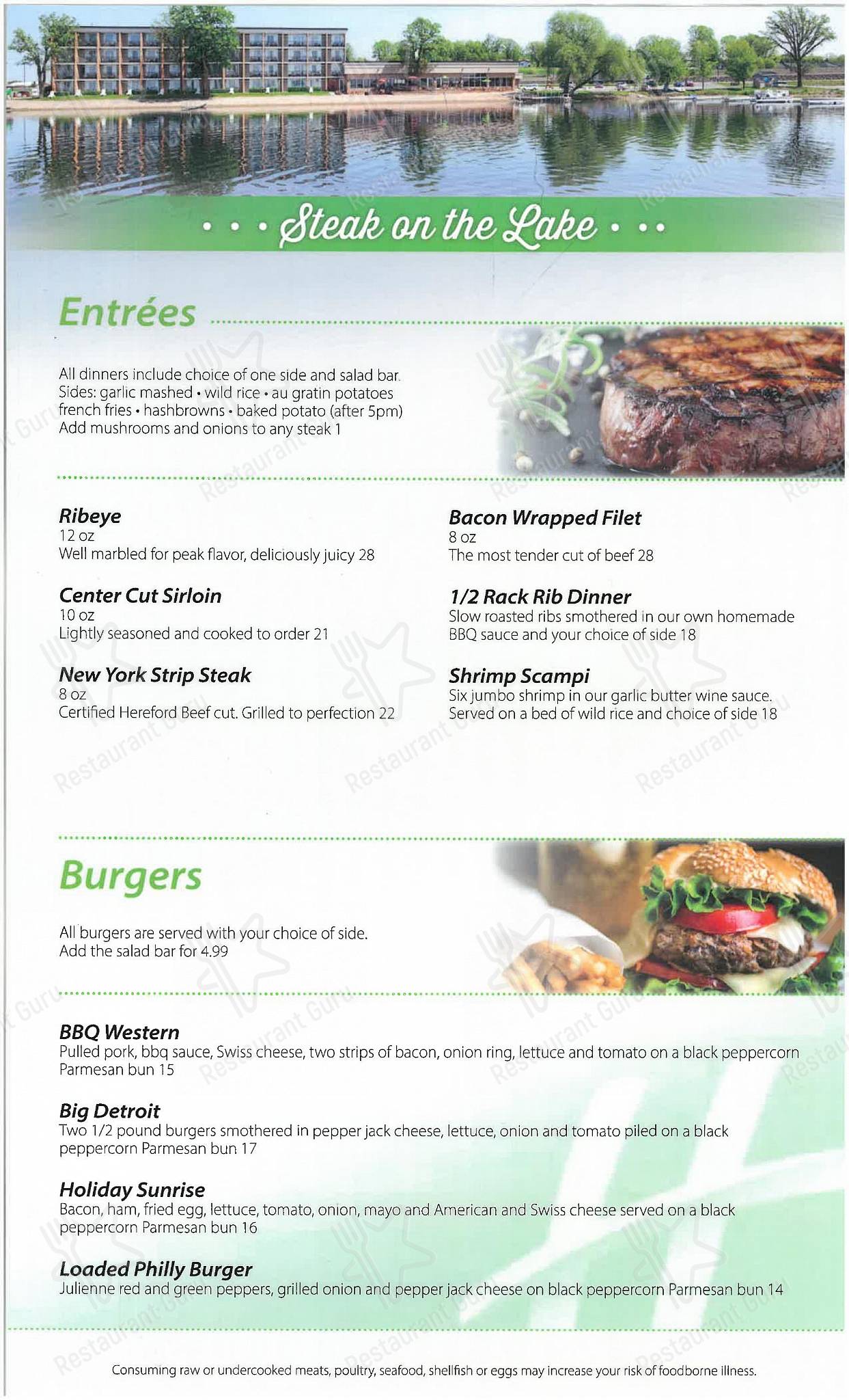 Menu at Ice House Restaurant, Detroit Lakes, US-10
