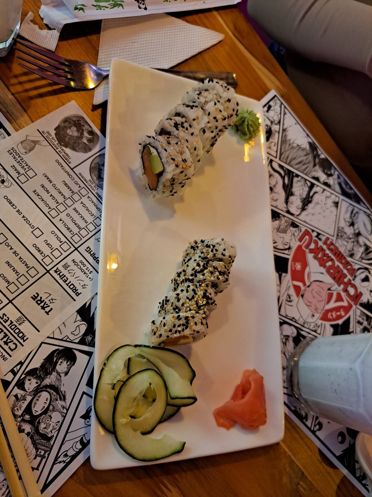 Carta del restaurante Ichiraku Ramen Bogotá Norte, Bogotá
