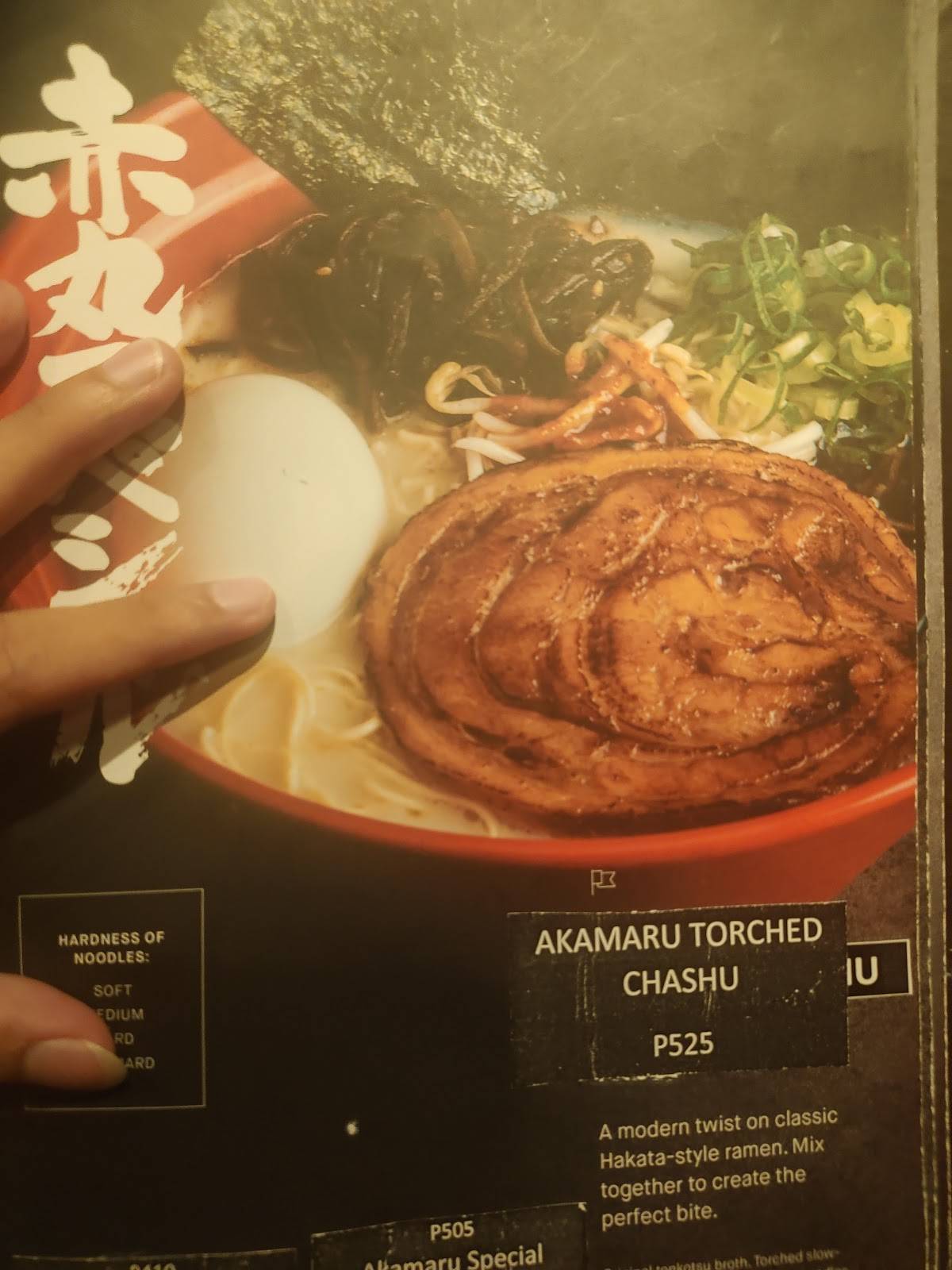 Carta del restaurante Ikkoryu Fukuoka Ramen - SM Megamall, Mandaluyong ...