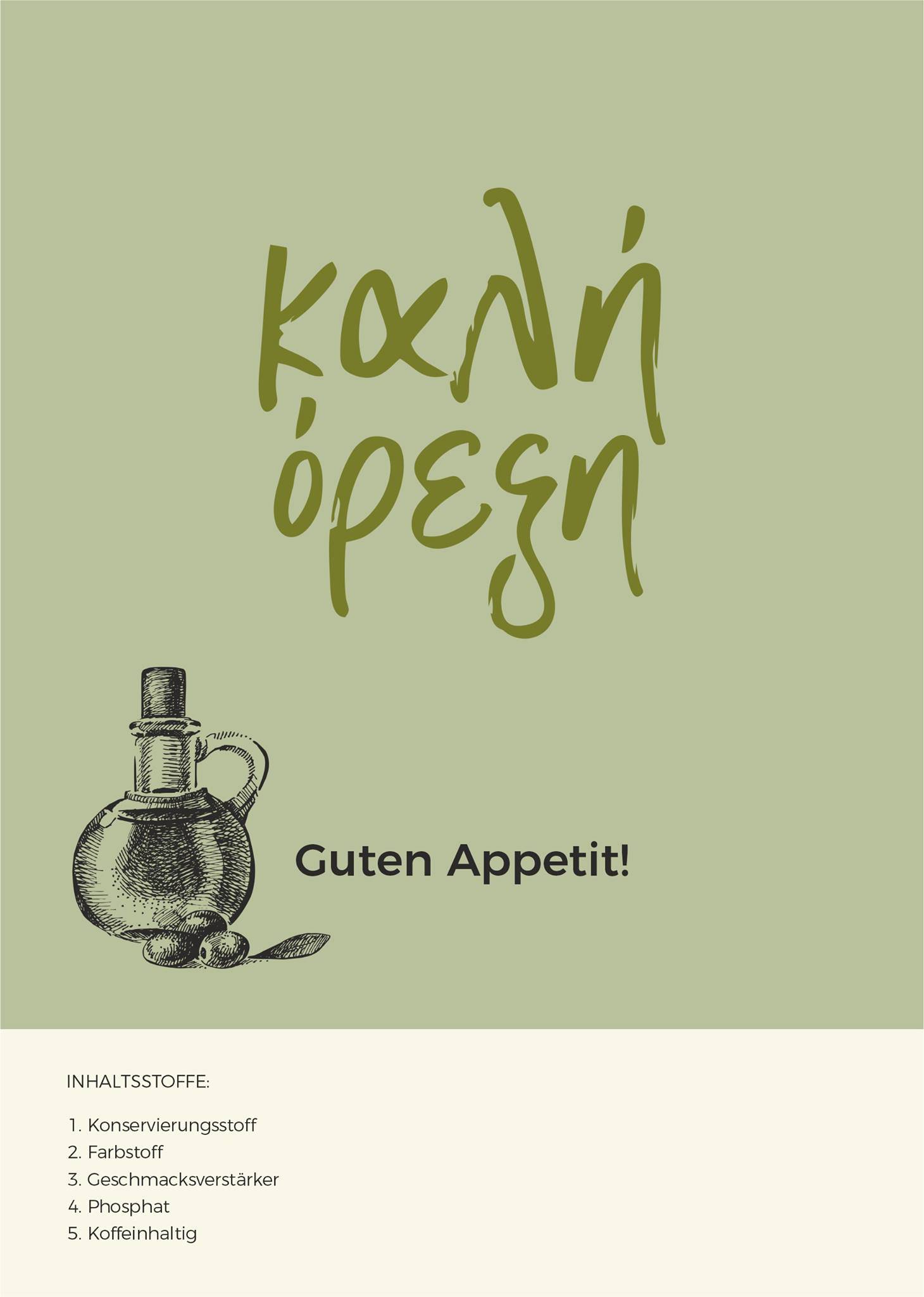 Speisekarte von Irodion restaurant, Lenting