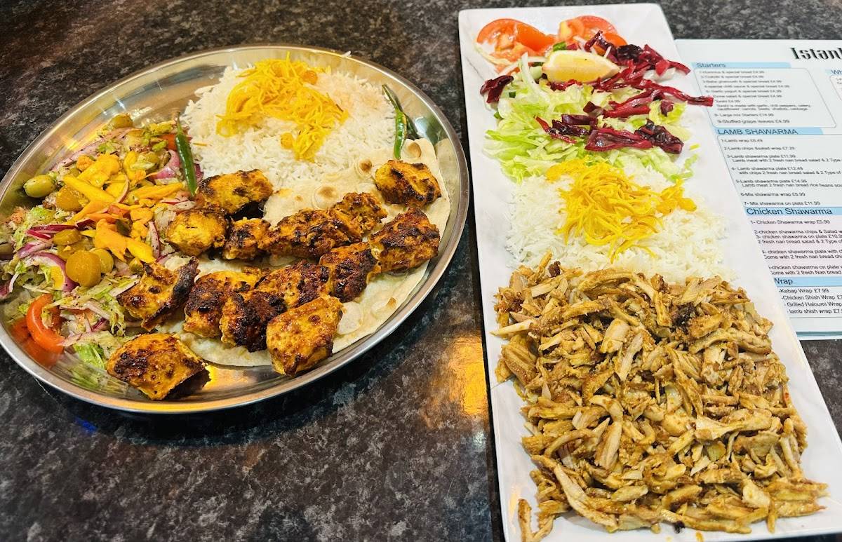 Menu at Istanbul Restaurant, Grimsby