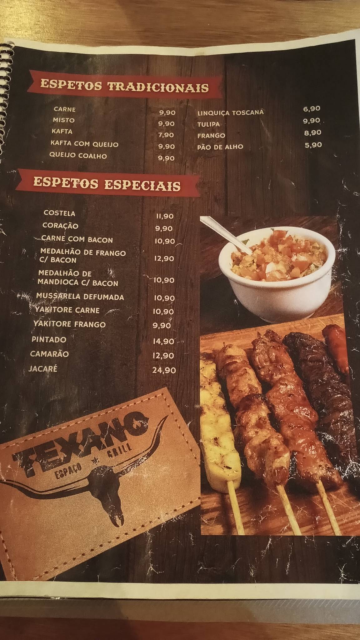 Menu em TEXANO ESPAÇO GRILL ITANHAÉM restaurante, Itanhaém