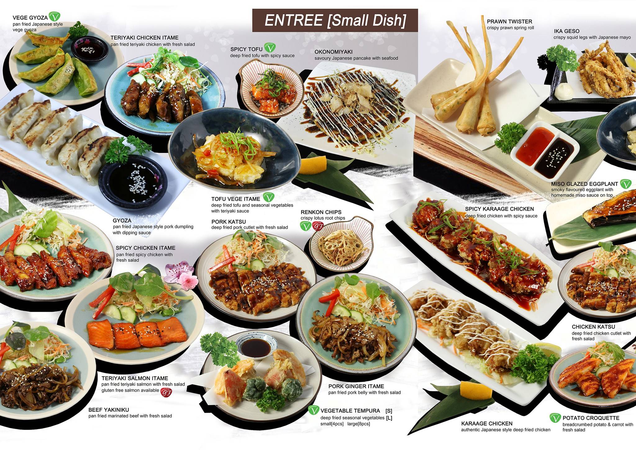 Menu at Japanese Kitchen WA restaurant, Whanganui