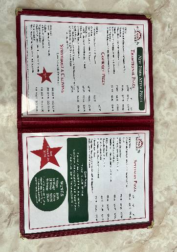 Menu at Casa Italiano pizzeria, Jensen Beach
