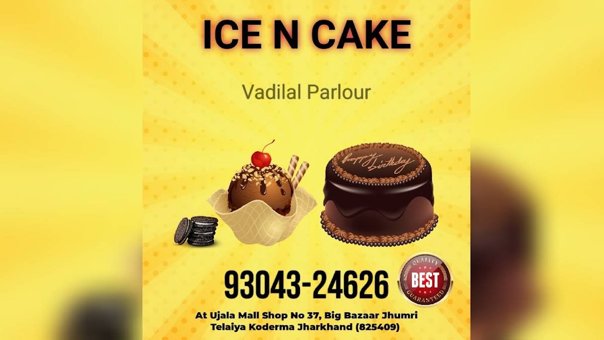 Menu at ICE N CAKE, Jhumri Telaiya