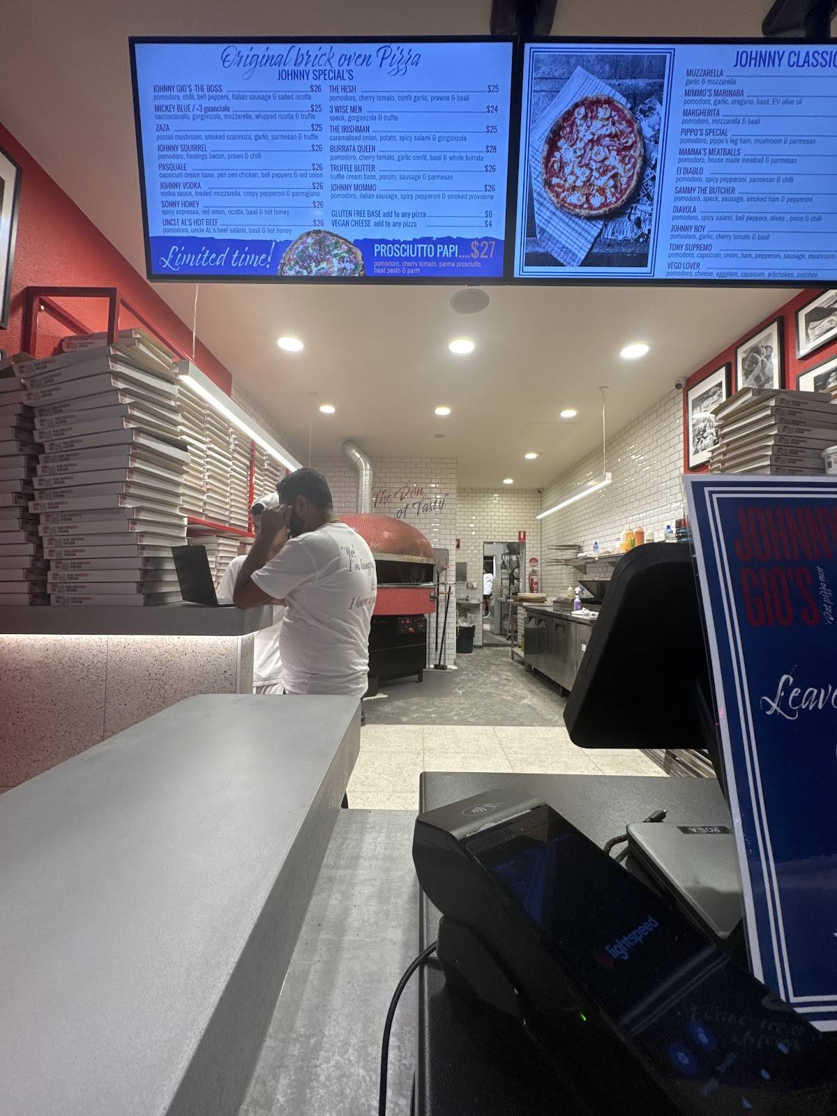 Menu at Johnny Gio's Pizza Dee Why pizzeria, Dee Why