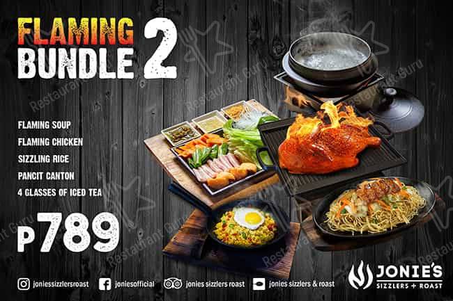 Menu at Jonie's Sizzlers & Roast, Lapu-Lapu City, Island Central Mactan