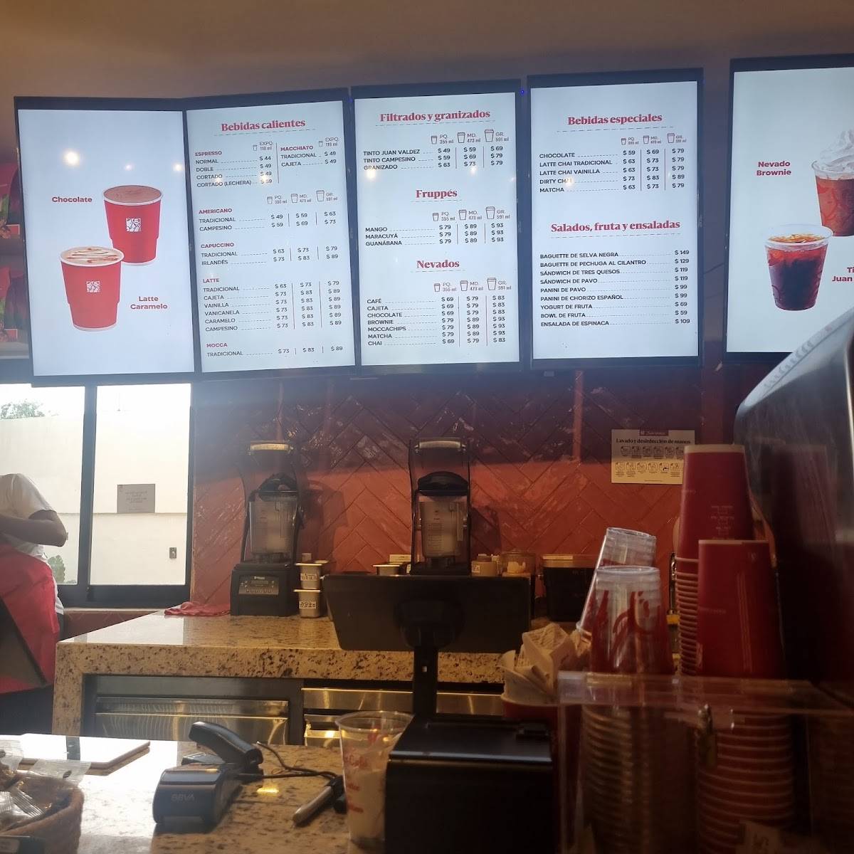 Menu at Juan Valdez Café (Merida), Merida