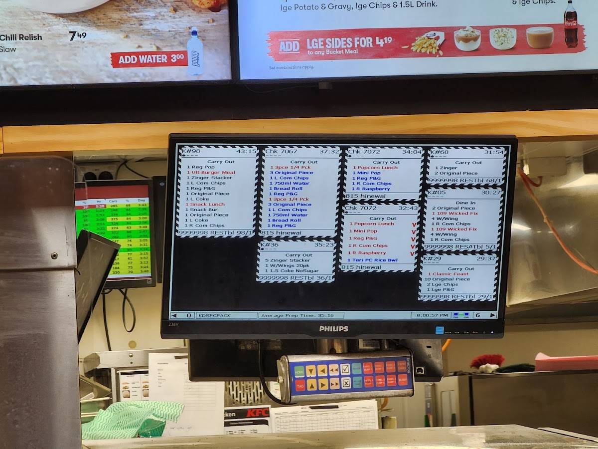 Menu at KFC Levin restaurant, Levin