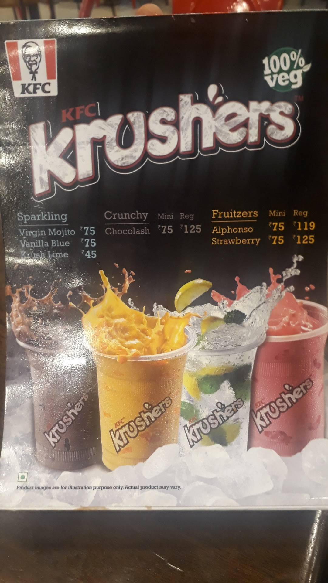 Menu at KFC, Navi Mumbai, Ground Floor