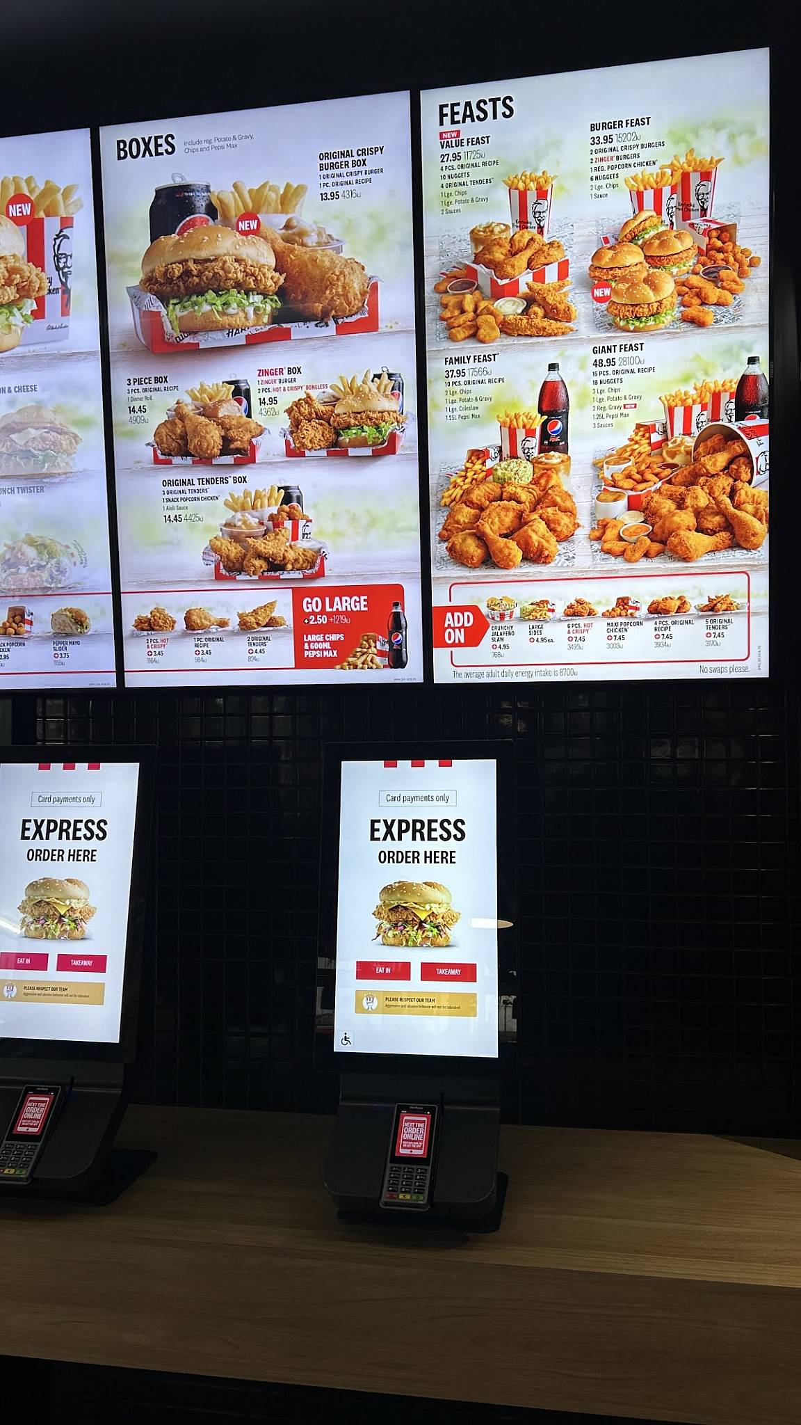 Menu at KFC Reynella fast food, Morphett Vale, 376 Main S Rd